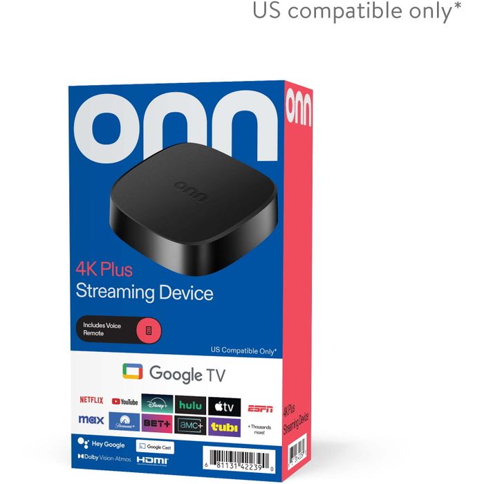 Wholesale Refurbished Onn Google TV 4K Plus Streaming Device 4K UHD ...